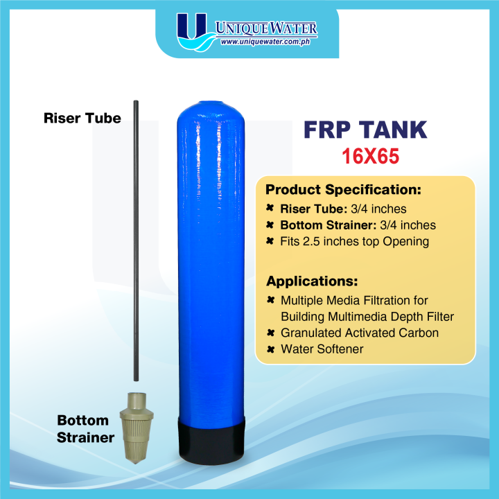 16 X 65 FRP Tank (2.5" Top Opening) (With Accessories) | Lazada PH