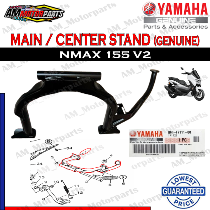 MAIN/CENTER STAND NMAX 155 V2 (B6H-F7111-00) YAMAHA GENUINE PARTS | Lazada PH