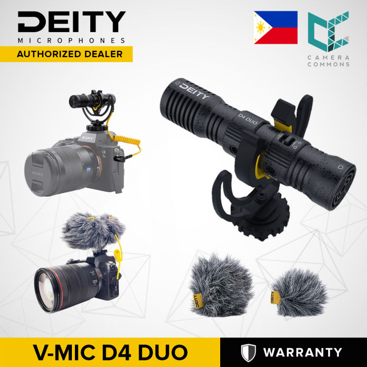 Deity Microphones V-Mic D4 DUO Dual-Capsule Micro Camera-Mount Shotgun ...