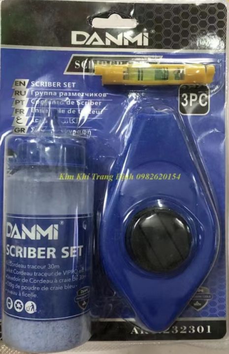 ChalkLine w/ Level Bar 50 meters / Chalk Powder / Layout Level Marker ...