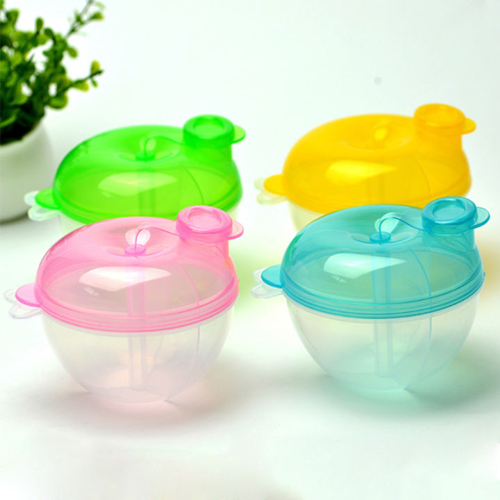 BENTUK APPLE 3Ruang Bekas Susu Bayi Baby Formula Milk Storage Dispenser ...