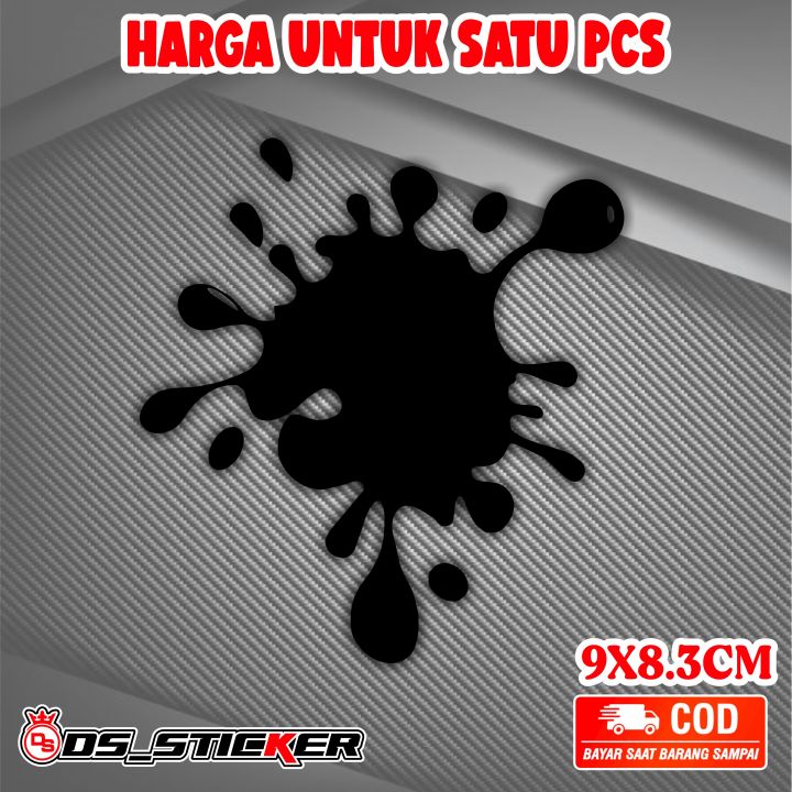 sticker cutting bercak stiker crot stiker tutup baret mobil dan motor ...