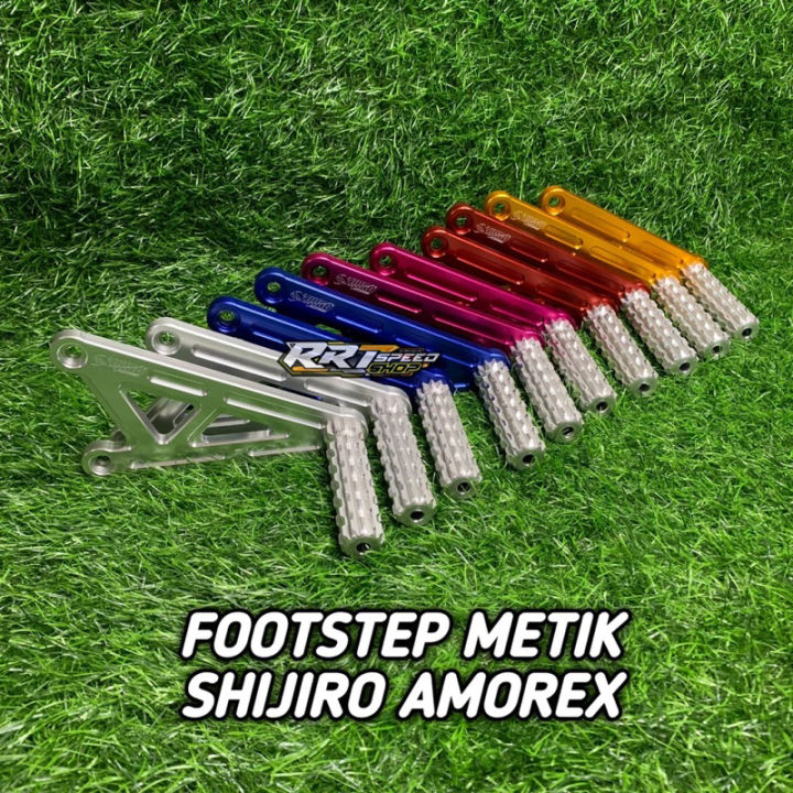 FOOTSTEP STEP MATIC MIO UB SHIJIRO AMOREX RACING UNIVERSAL | Lazada ...