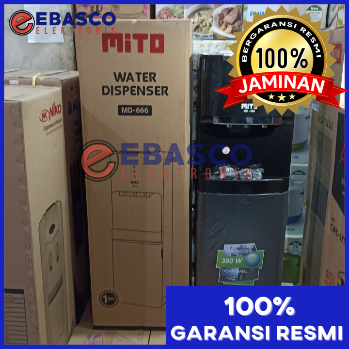 MITO Dispenser MD 666 - Galon Bawah 3 Tombol Kran Low Watt | Lazada ...