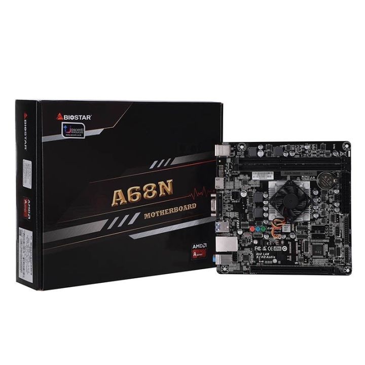MAINBOARD BIOSTAR A68N-5600E + CPU AMD A4-3350B (QUAD-CORE2.0) | Lazada ...