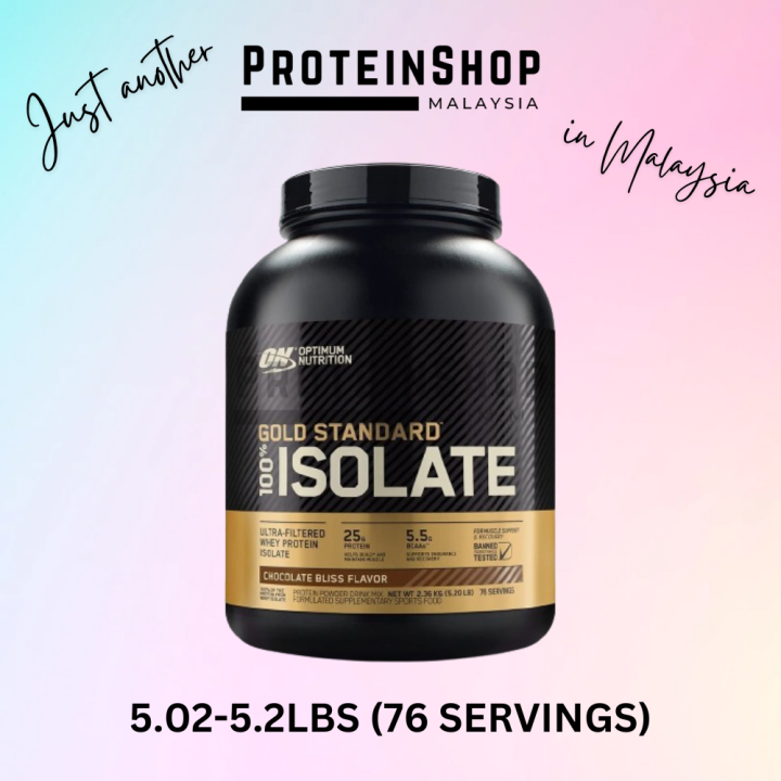 Optimum Nutrition Gold Standard 100% Whey Isolate (5lbs) | Lazada
