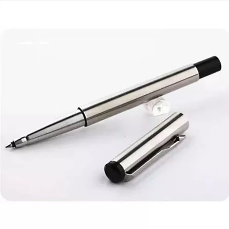 Parker Sign Pen Stainless Silver Bollpen school and office supplies ...