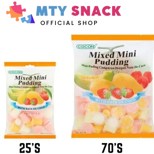 [MTY] Cocon Mixed Mini Pudding With Nata De Coco-(Bag) | Lazada
