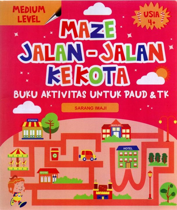 MAZE JALAN-JALAN KE KOTA, BUKU AKTIVITAS UNTUK PAUD & TK | Lazada Indonesia