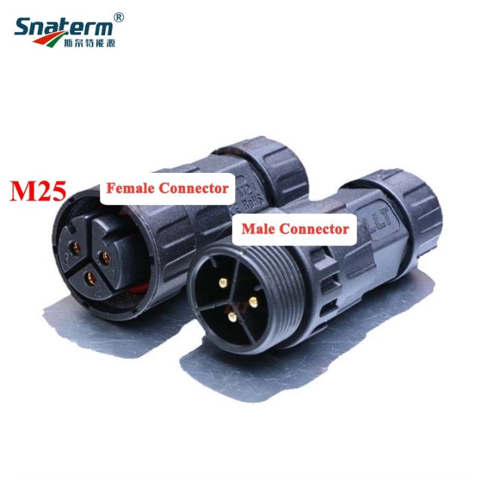 3pin-M25 M19 connectors for SG Series 300W/700W/1000W/1200W/1400W Micro ...
