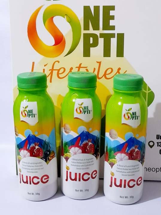 3 Bottles One Opti Juice 100% Authentic Herbal Juice Anti Oxidant ...