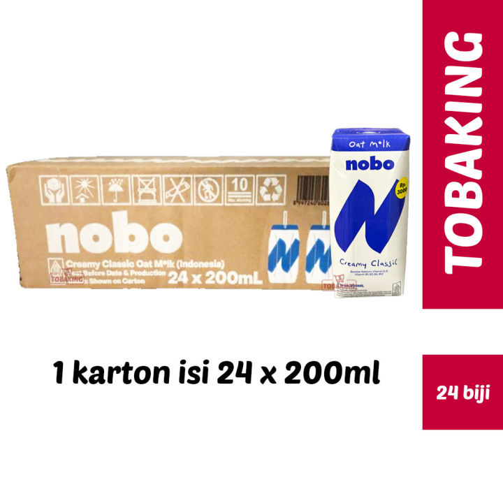 Susu Nobo Oat milk 200 ml 1 karton Creamy Oatmilk Oatside | Lazada ...