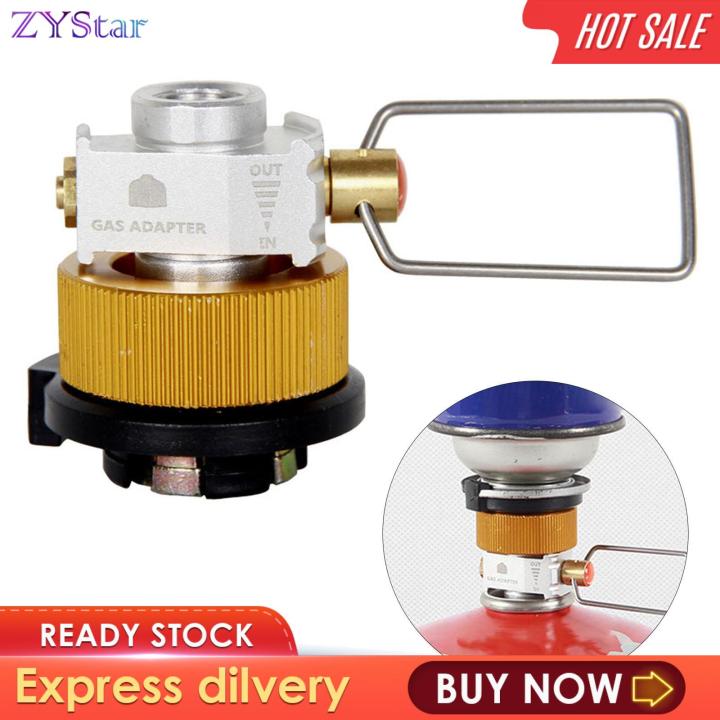 ZYStar Gas Tank Adapter Refill Shifter Aluminum Equipment for Camping ...