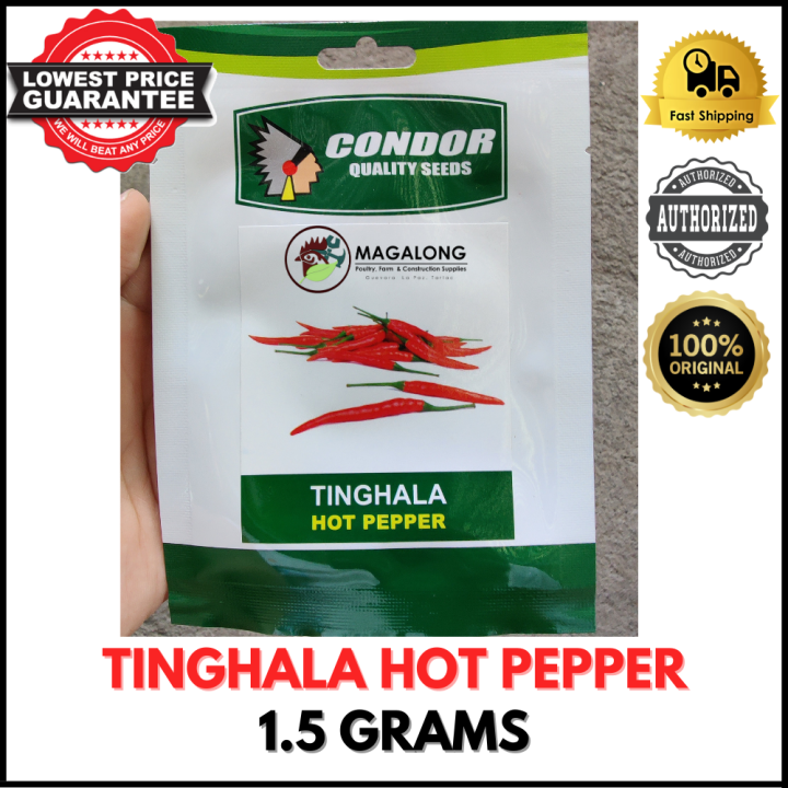 CONDOR SEEDS - PEPPER SEEDS - TINGHALA 1.5 Grams | Lazada PH