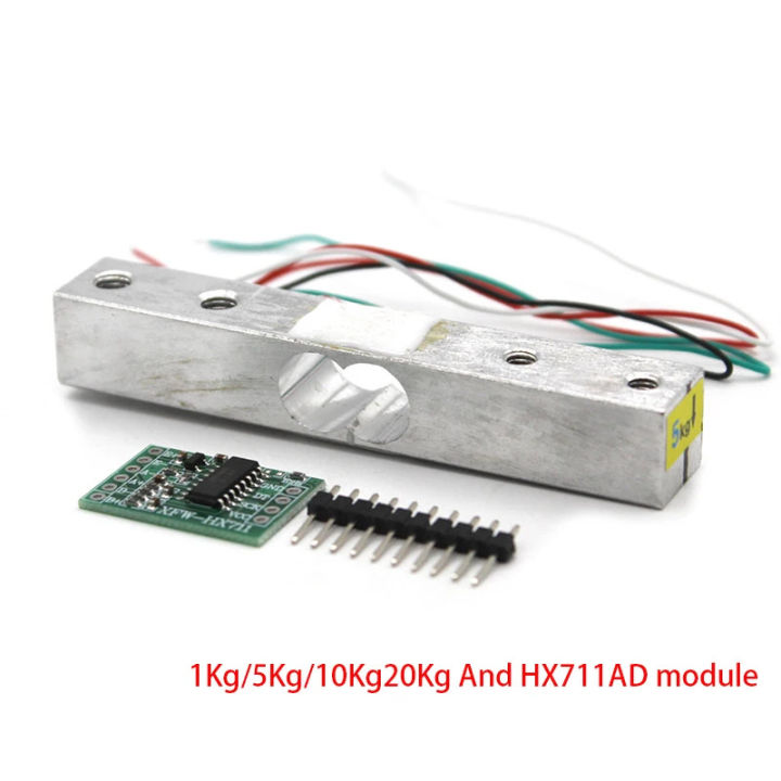 Load Cell Weight Sensor 1KG 5KG 10KG 20KG HX711 Module Electronic Scale ...