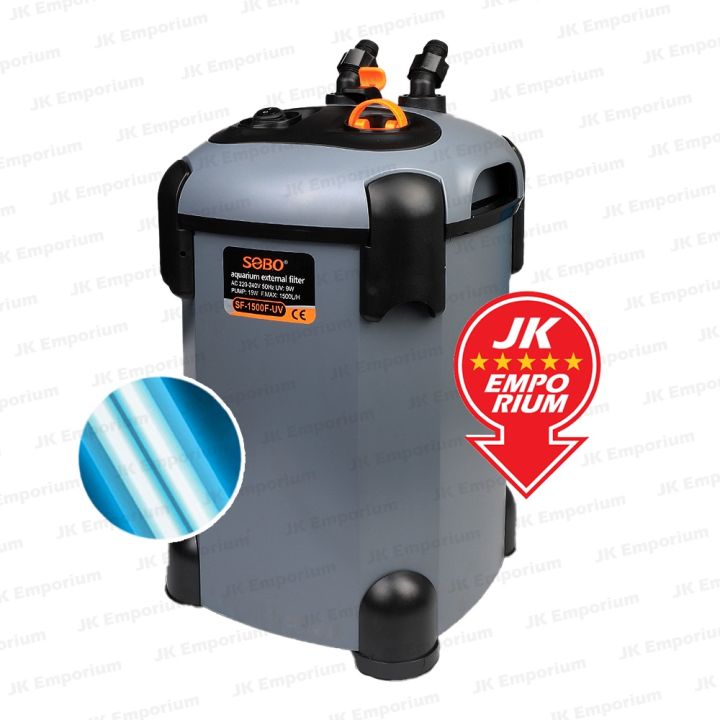 Sobo Aquarium External Canister Biological Filter Pump with UV Light SF-850F-UV SF-1000F-UV SF ...