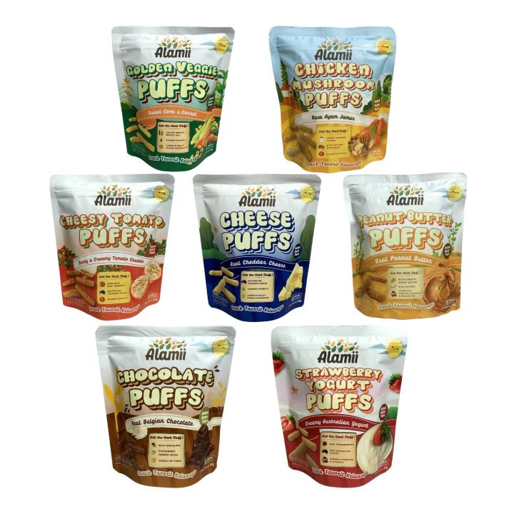 ALAMII PUFFS 30gr | Snack Mpasi 9 Bulan | Cemilan Mpasi Bayi l Stick ...