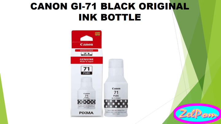 CANON GI-71 BLACK ORIGINAL INK BOTTLE 135ML | Lazada PH