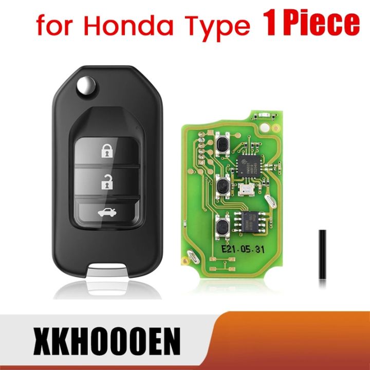 (ZNDG) For XKHO00EN Universal Wire Remote Key Fob Flip 3 Button for ...
