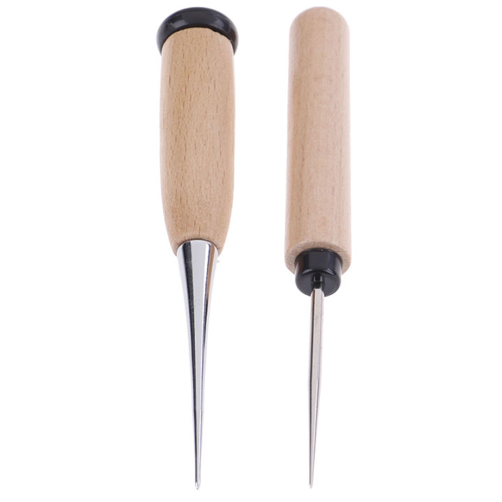 Legend 1PC หนังหัตถกรรมเครื่องมือ Awl Hole Maker ไม้ Handle จักรเย็บผ้า ...