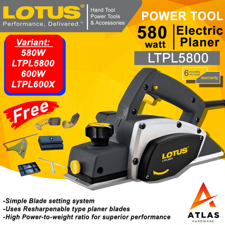 Lotus Planer 580W LTPL5800 & 600 LTPL600X | Lazada PH