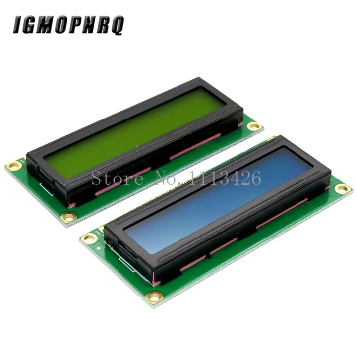 LCD1602 1602 LCD Module Blue / Yellow Green Screen 16x2 Character LCD ...