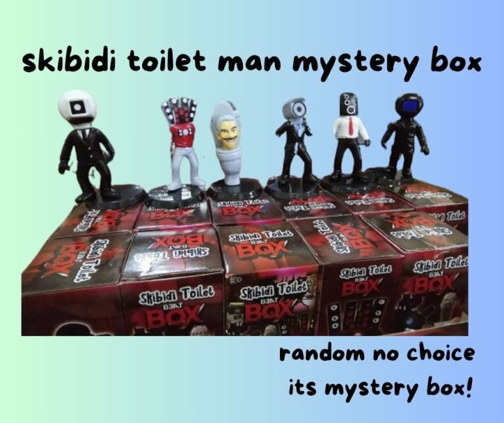 LJE 1pc skibidi toilet man mystery box figures | Lazada PH