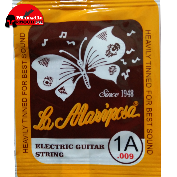 0.9 La Mariposa Electric Guitar String Gauge 0.9 (PER PIECE) GENUINE LA ...