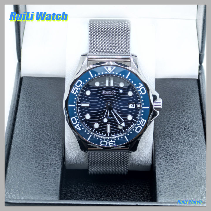 41MM Modified Watch NH35 Movement Watch Seahorse Transparent Cover ...