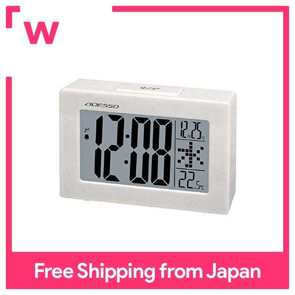 ADESSO Alarm Clock Digital Large Screen Alarm Backlight With Snooze ...
