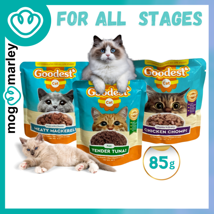Goodest Cat wet Food Vet Formulated for all stages 85g pouch - mog and ...