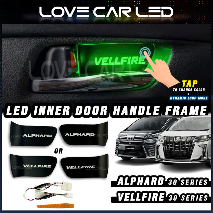 Toyota Alphard Vellfire 2015-2023 ANH30 Interior Door Handle Bowl LED ...