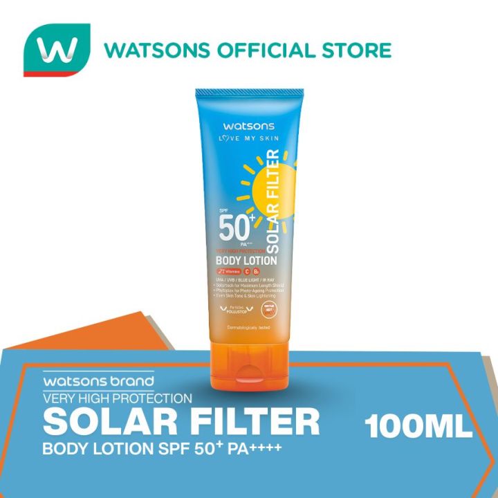 Watsons Very High Protection Sunscreen Whitening Face and Body Lotion ...
