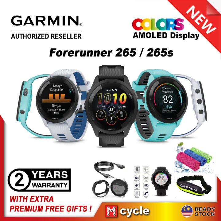 Garmin Forerunner 265 265s Music Training Metrics and Recovery Insights ...