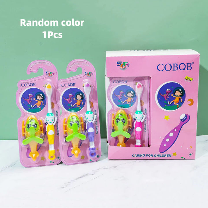 COD Pink Color Toothbrush and Toothpaste for Baby Cute Kids Toothbrush ...
