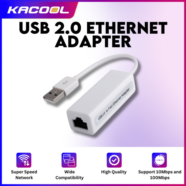 Popcorn USB 2.0 To Ethernet Adapter Rj45 Lan Networks Card For Android ...