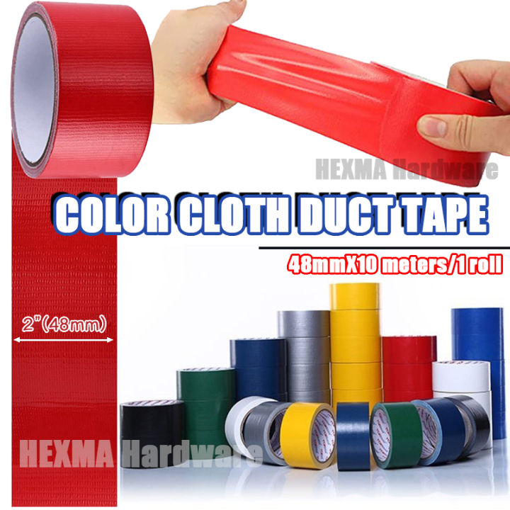 BuildCore 48mm Wide *10m Strong Super Waterproof Duct Fabric Duct Tape ...