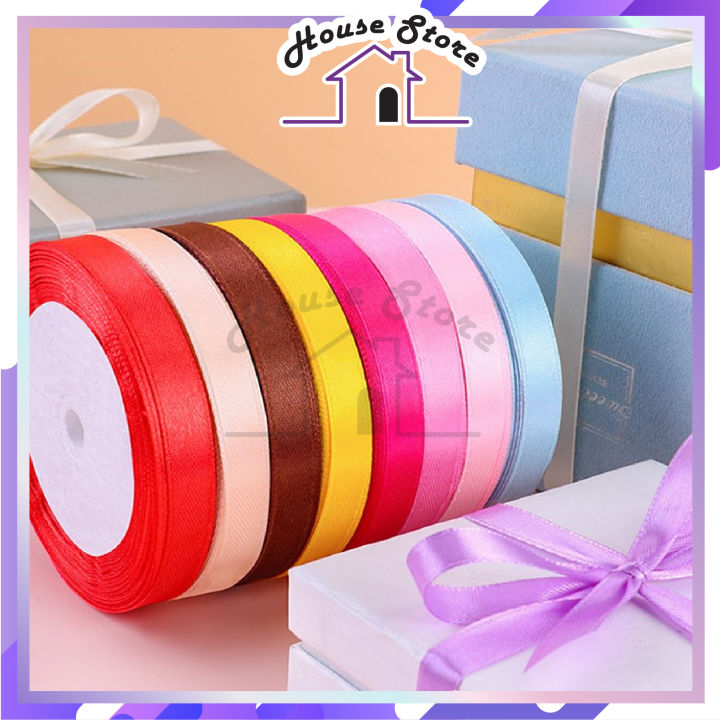 10mm Satin Ribbon ( 22m ) Flower Ribbon Decoration DIY Wrapping Ribbon ...
