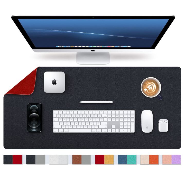 Large Mouse Pad Extra Big Non-Slip Desk Pad Waterproof Double-side PU ...