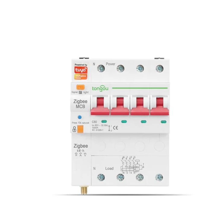 TONGOU MCB ZigBee Smart Energy Meter Metering Monitoring Circuit ...