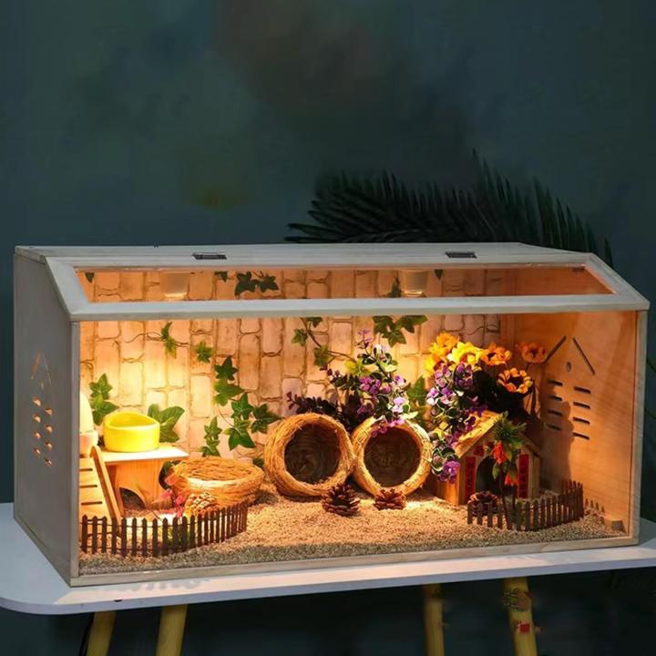 Meowhouse Chick Brooder Box Wood Nesting Box Small Animals Habitat ...