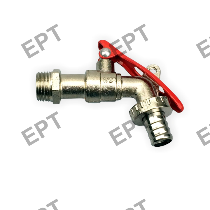 Faucet with Lock and Hose Bibb 1/2" Outdoor Garden Faucet with Lock ...