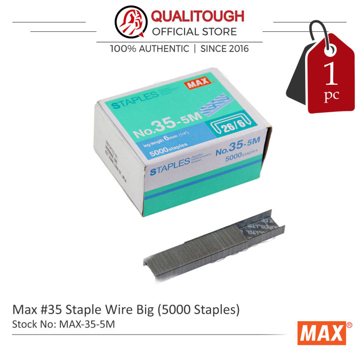 Max #35 staple wire big (5000 staples) | Lazada PH
