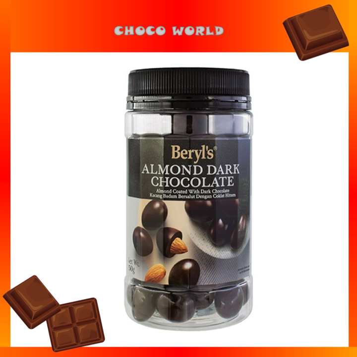 BERYL'S Almond Dark Chocolate 450g | Lazada