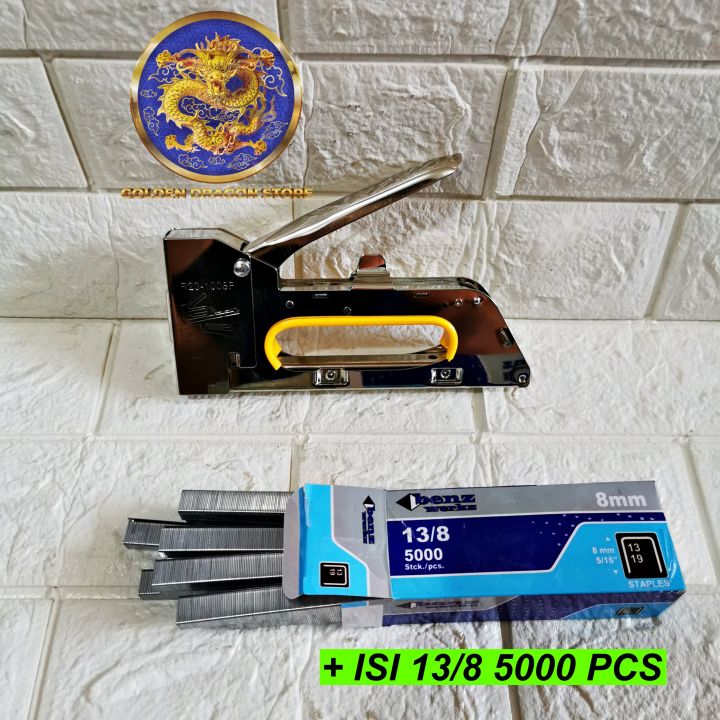 Staples Staple Stapler Tembak Kertas Kayu Jok 13/4-6-8mm | Lazada Indonesia