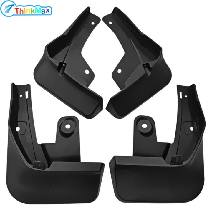 4Pcs Car Mud Flaps, Front And Rear Side Splash Guards Winter Vehicle ...