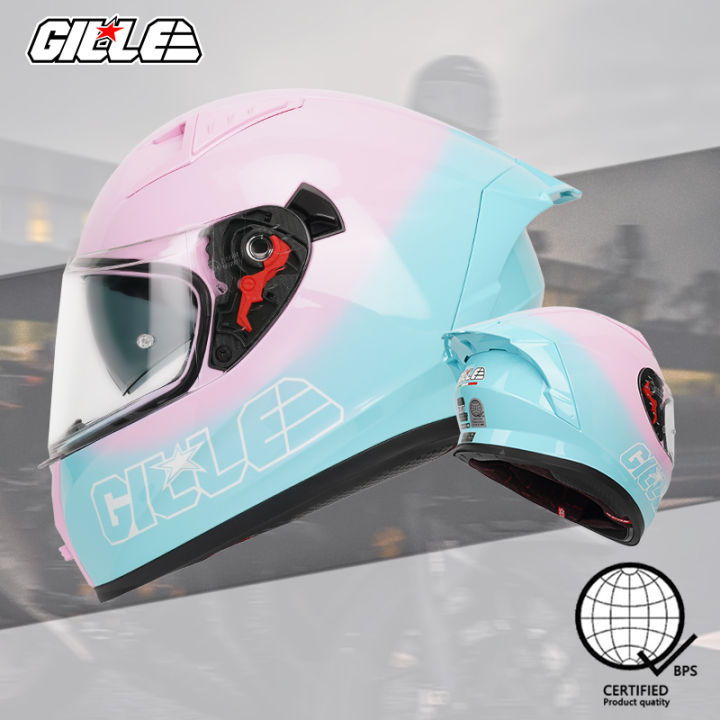 Gille 135 GTS-V1 TLO TONE Full Face Motorcycle Helmet Dual Visor Motor ...