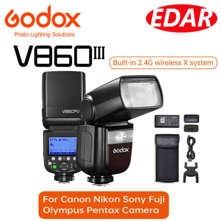 GODOX V860III V860 III VERSION 3 Speedlite TTL Li-Ion Flash For Nikon ...