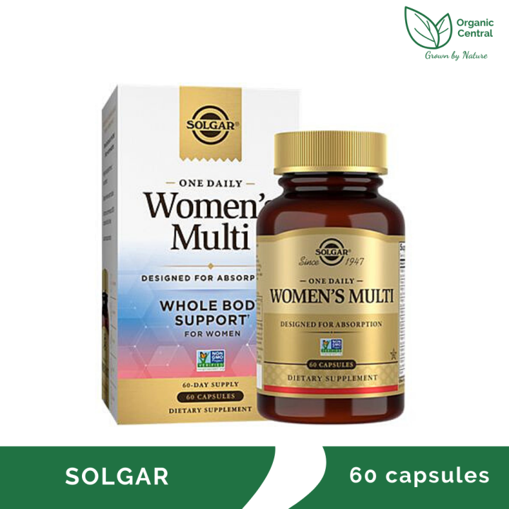 Solgar One Daily Women's Multi Whole Body Support 60 Capsules | Lazada PH