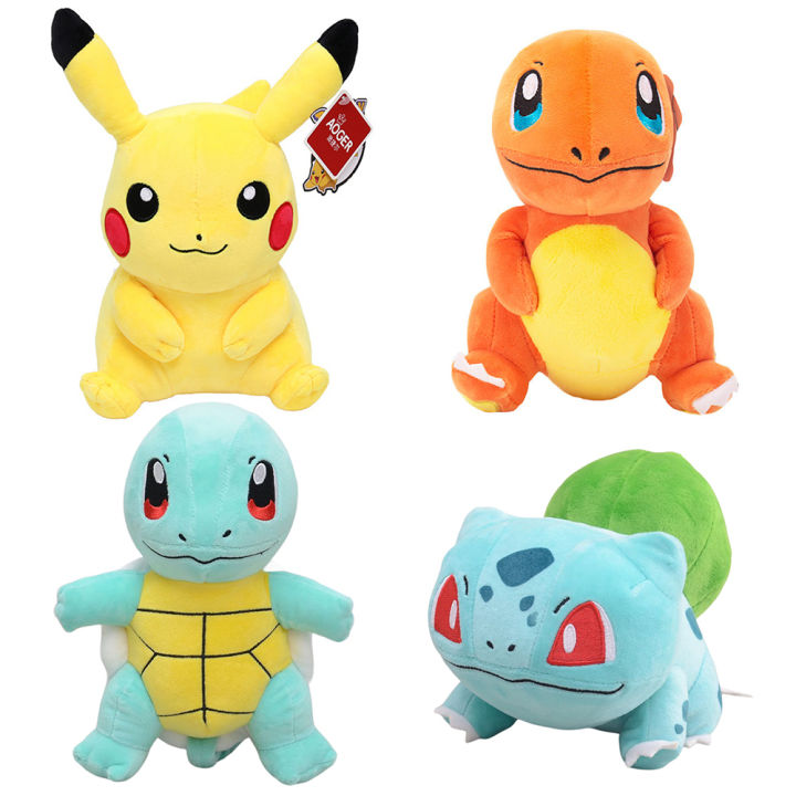 Thú nhồi bông Pokemon Pikachu đồ chơi Charmander squirtle Bulbasaur Búp ...